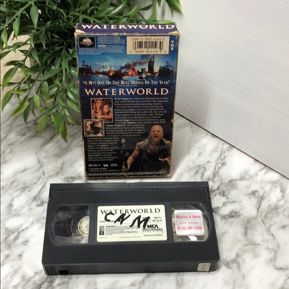 Media | Waterworld Vhs Home Video Cassette Movie Tape | Poshmark